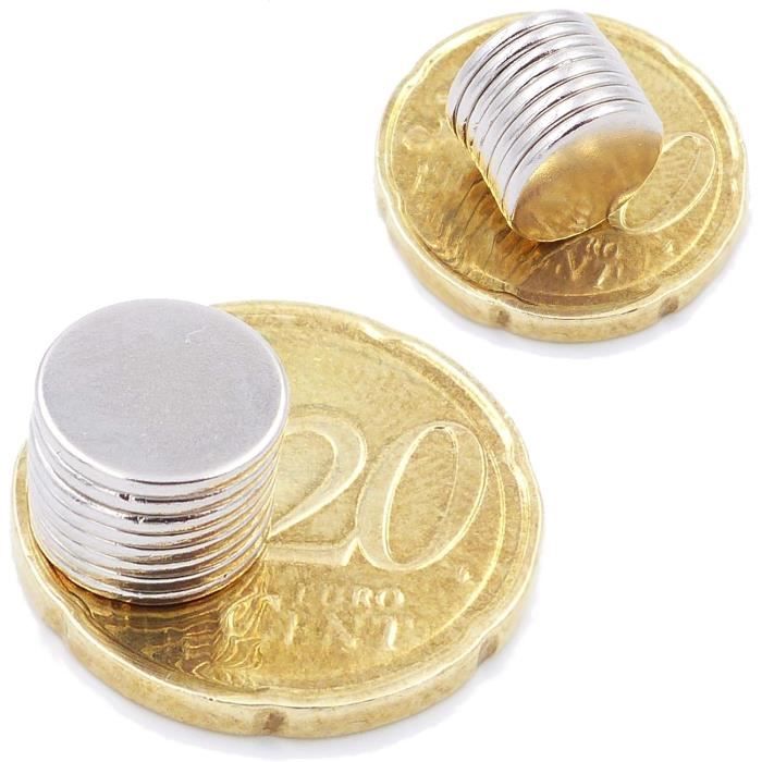 | 25 Mini Aimants Disques 10X1Mm | N52 Niveau Le Plus Forte - Aimants ...