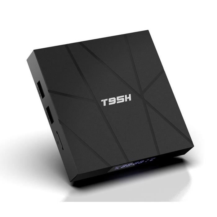 YESCUSTOM Décodeur réseau T95H - Boîtier TV USB HD 6K Android 10.0 - 1 ...
