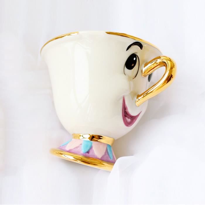 Theiere 1cup Théière De Dessin Animé La Belle Et La Bête Tasse Mrs