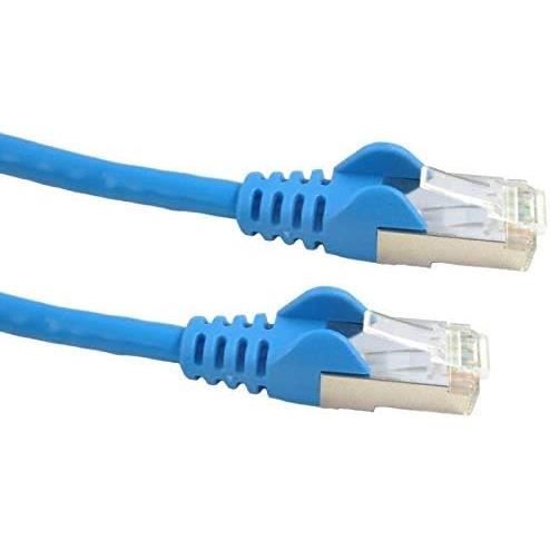 Câble Patch, CAT6a, S-FTP, PIMF, Ethernet, LAN, Rapide, Flexible et Durable RJ45 10Gbit-s Câble ...