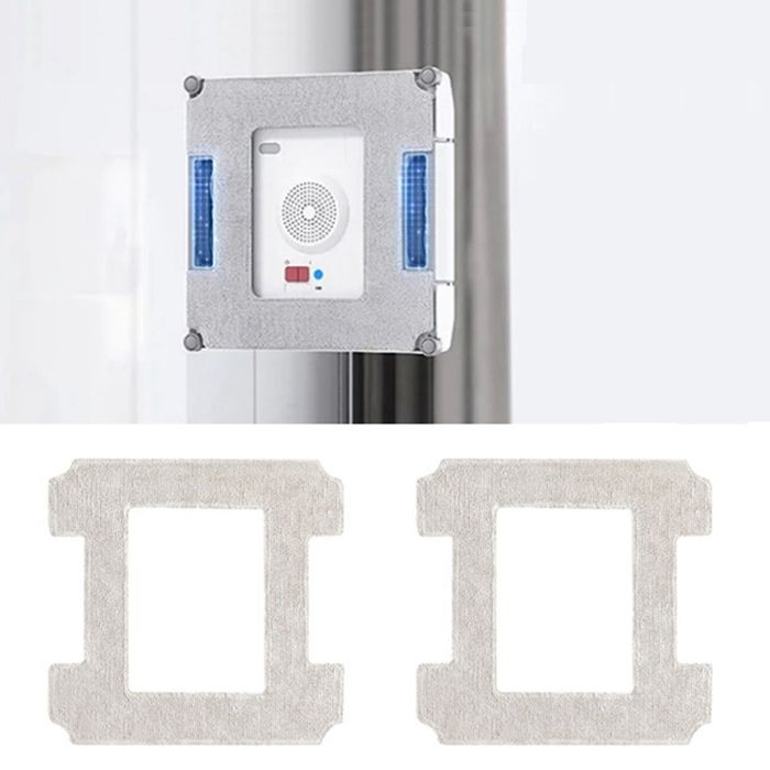 2PCS Chiffons en Microfibre pour Winbot W1 Pro PièCes de Rechange pour Aspirateur de Vitres ...