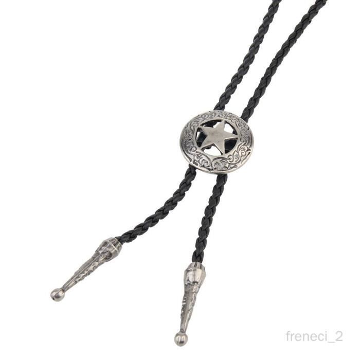 Collier de cravate Bolo Western Cowboy pour homme adulte pendentif en ...