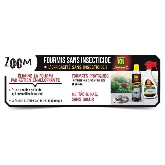 KB HOME DEFENSE - Aérosol fourmis sans insecticide 300ml - Cdiscount Au ...