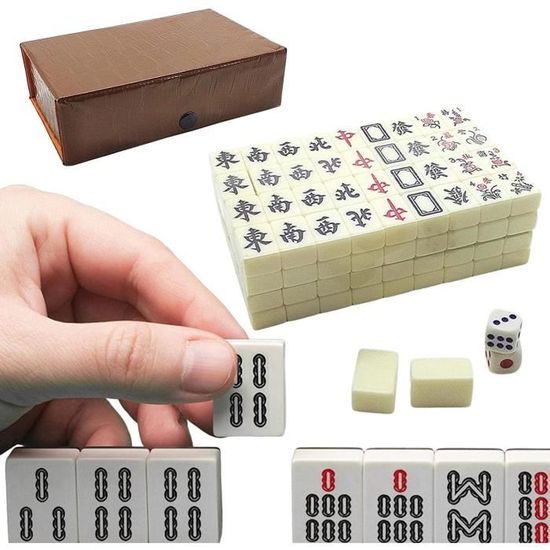 Mini Mahjong Set - Jeu Majhong - Costume De Mahjong Traditionnel ...