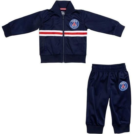 Survêtement bébé garçon - PARIS SAINT GERMAIN - PSG - Polyester - Bleu ...