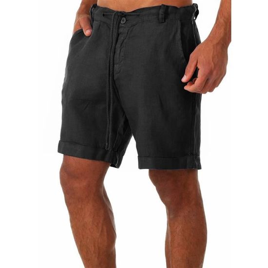Shorts - Luxe sports - Homme - Noir - Cargo - Grande taille Noir ...