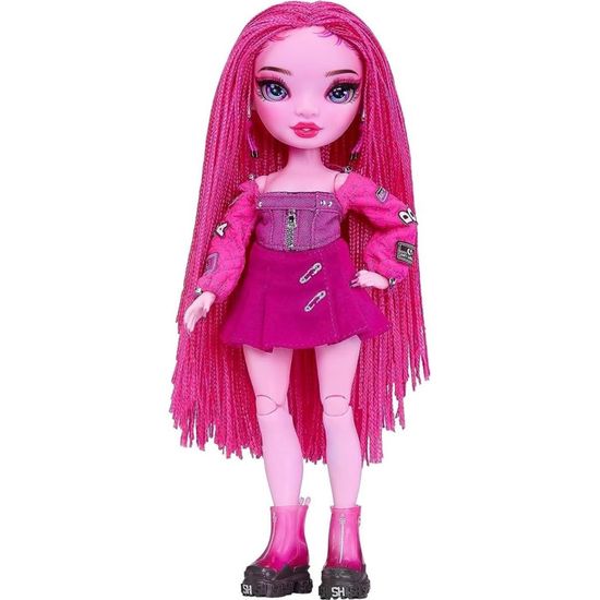 Rainbow High - Poupée Articulée 26cm Shadow High (rose) Pinkie James ...
