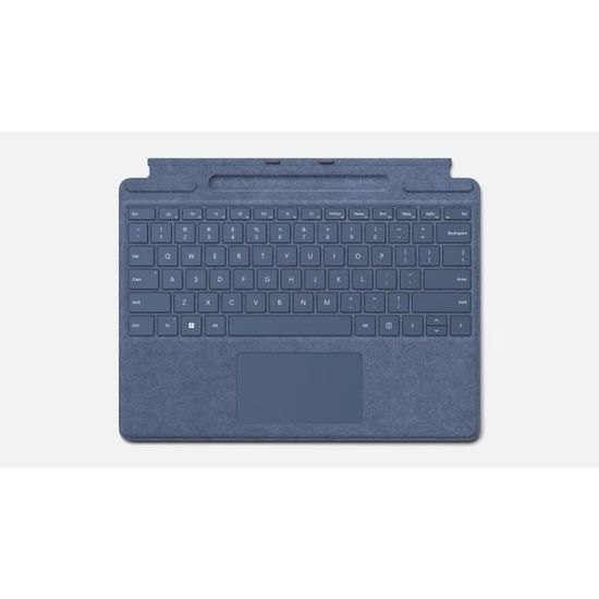 Surface Clavier Signature Keyboard, Bleu Saphir, Compatible Surface Pro ...