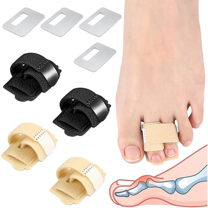 4 Pièces Orthese Orteil En Griffe Redresseur Orteil Orthese Orteil ...