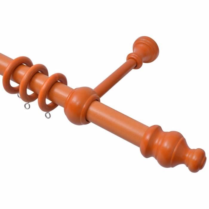 TRINGLE - EMBOUT TRINGLE--Tringle à rideaux avec embouts décoratifs 2 ...