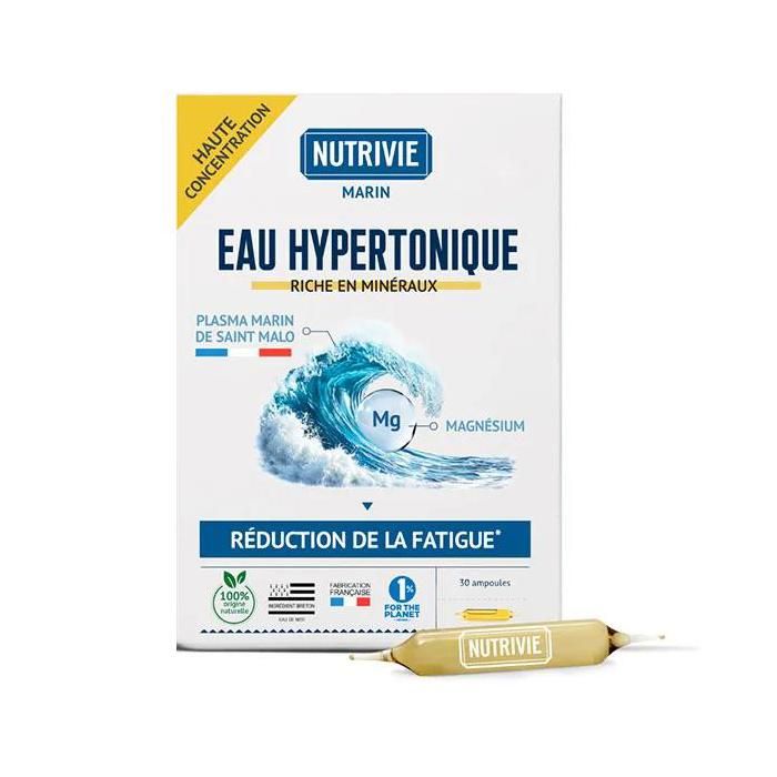 Nutrivie Eau Hypertonique Quinton Ampoules 10ml - Cdiscount Au quotidien