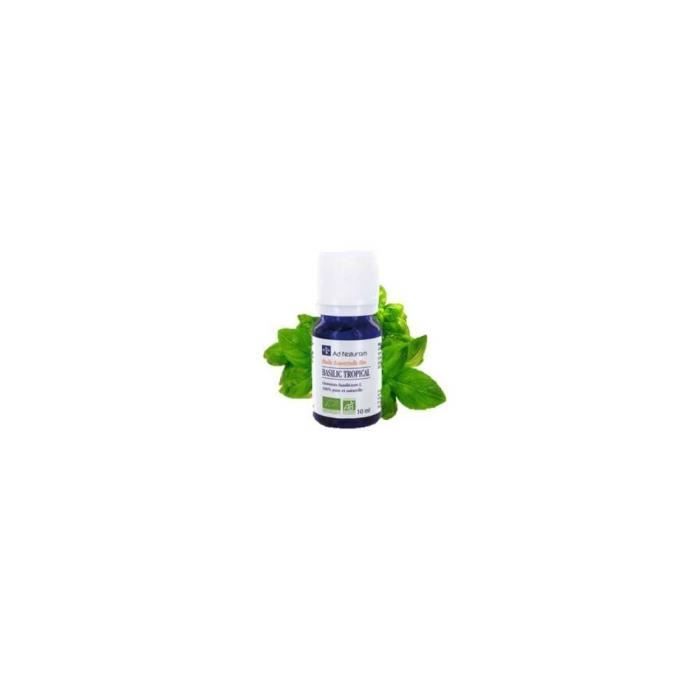 Huile essentielle de basilic tropical 10ml Ad Naturam BIO - Cdiscount ...