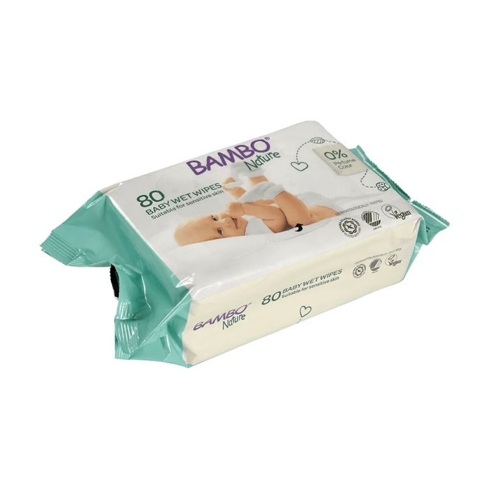 BAMBO NATURE - Lingettes bébé Bambo Nature 80 unités - Cdiscount ...