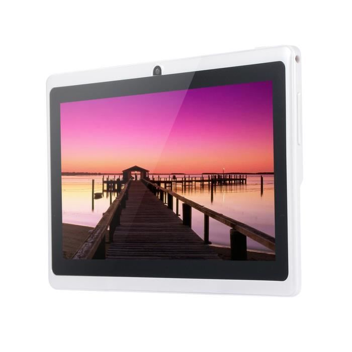 Tablette Tactile 7.0 Pouces 4Go HD Écran Caméra A33 Quad Core Blanc ...