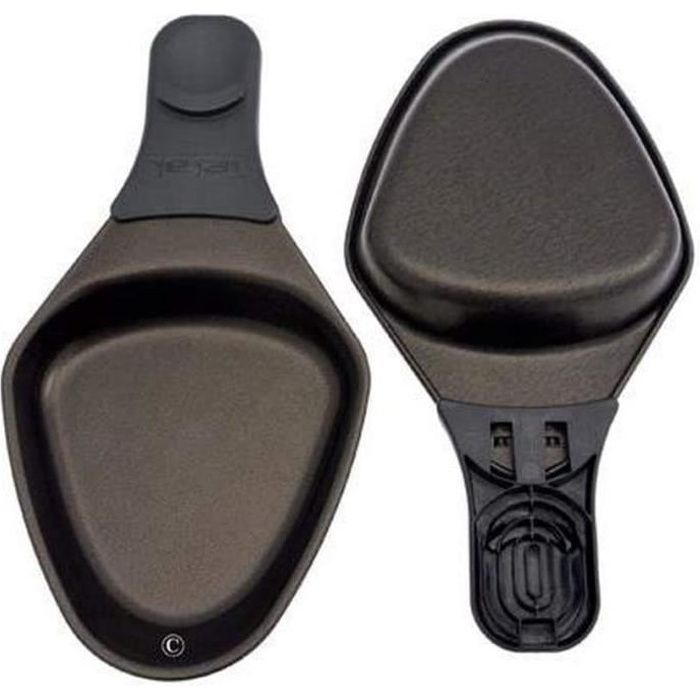 TEFAL Coupelle raclette Anti adhésive Ovale Noire - Cdiscount ...