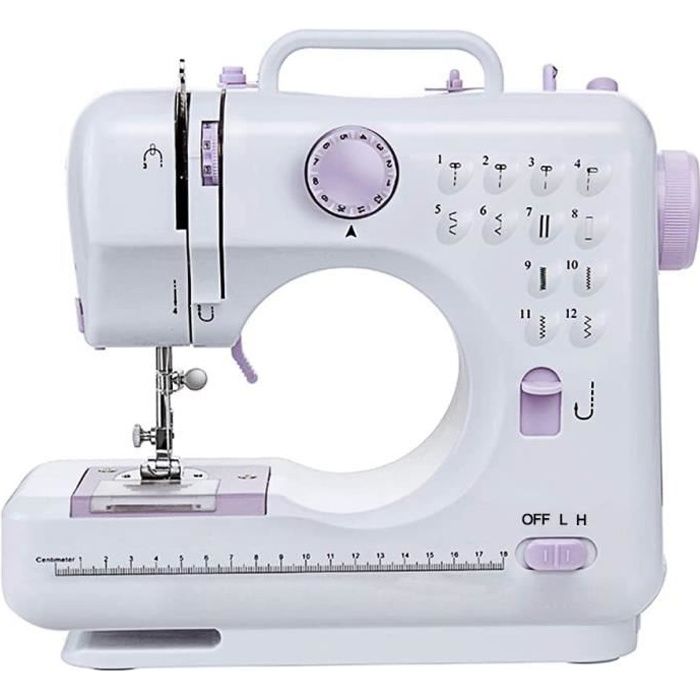 Machine à coudre électrique surjet portable avec éclairage assistant de ...