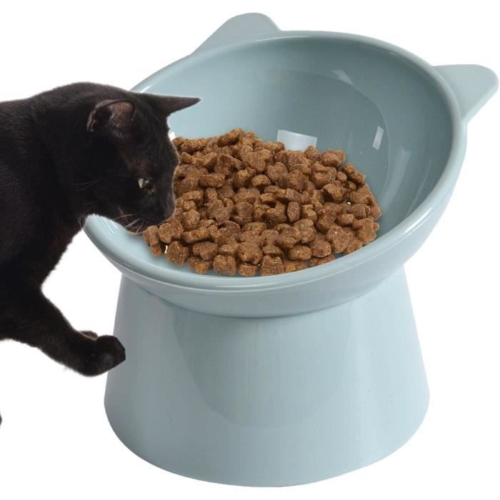 Bol Pour Chat Surélevé - Bols À Eau Surélevés Inclinés Plats D ...