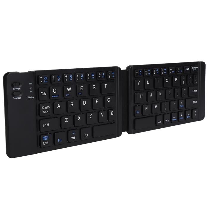 Duokon Clavier pliable Clavier d'ordinateur Portable Pliable Clavier ...