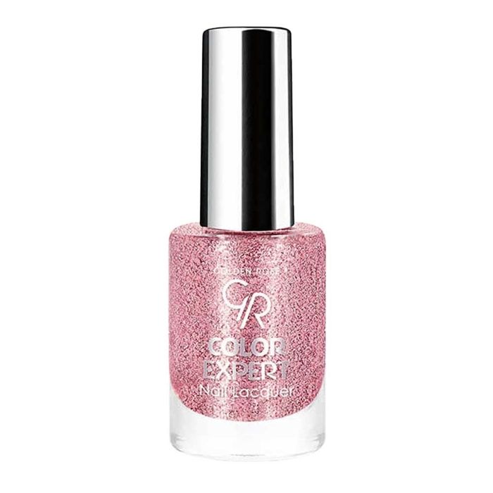 Vernis à ongles - GOLDEN ROSE - 607 - Paillettes roses - Couleur ...