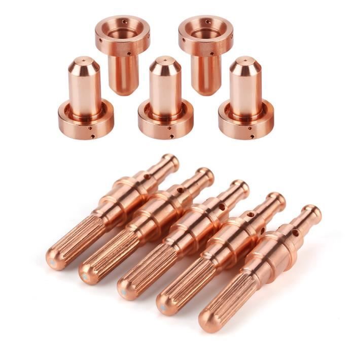 HURRISE Buse à plasma 5 pièces 9-8215 électrode + 5 pièces 9-8207 ...