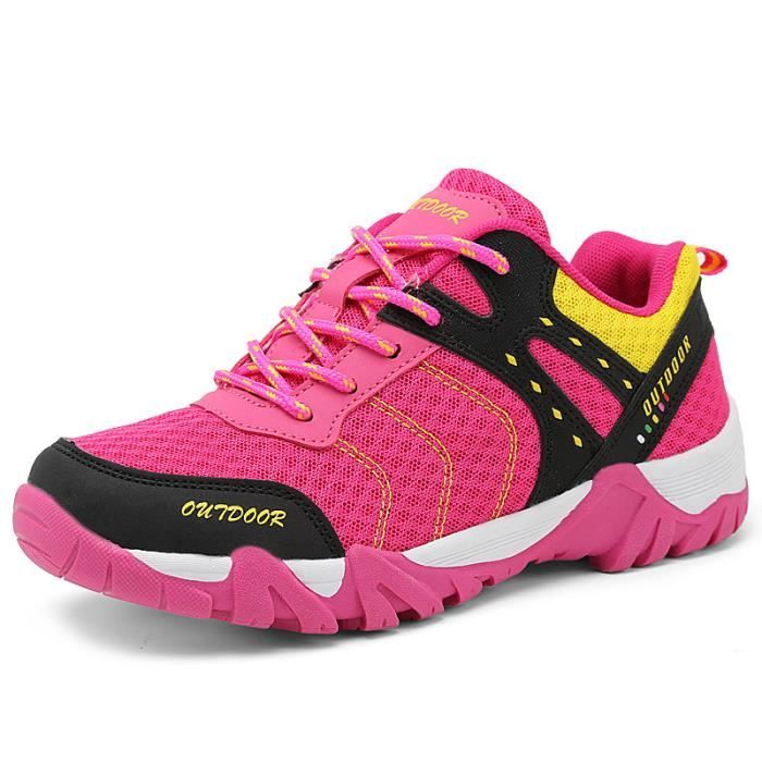 Chaussures de randonnée basses -Unisex Adult rouge rouge - Cdiscount ...