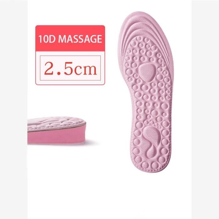 Semelle de chaussure,Semelles intérieures rehaussantes pour femmes ...