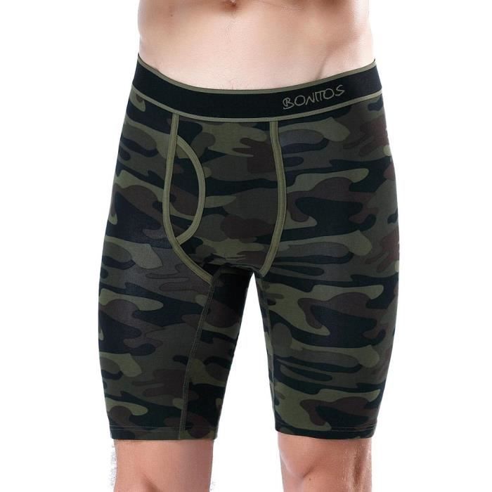 Boxer-shorty,BONITOS-Boxer à jambes longues pour hommes,sous-vêtements ...