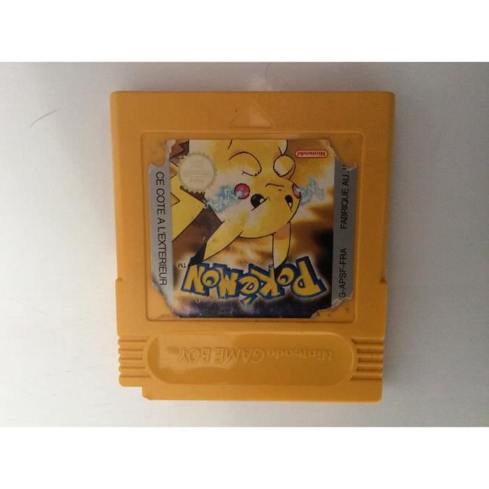 Pokemon jaune pikachu game boy - Cdiscount Jeux vidéo