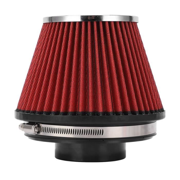 Qiilu Filtre d'entrée d'air Filtre d'Admission d'Air 88/150mm Diamètre ...