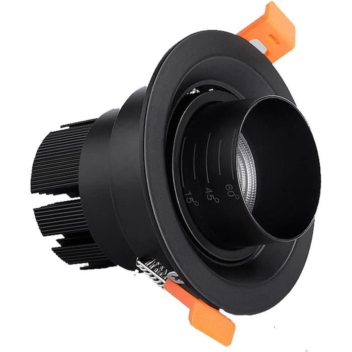 Spot Led Plafonnier Zoom Downlight Intégré Salon Bull'S Eye Light Cob ...