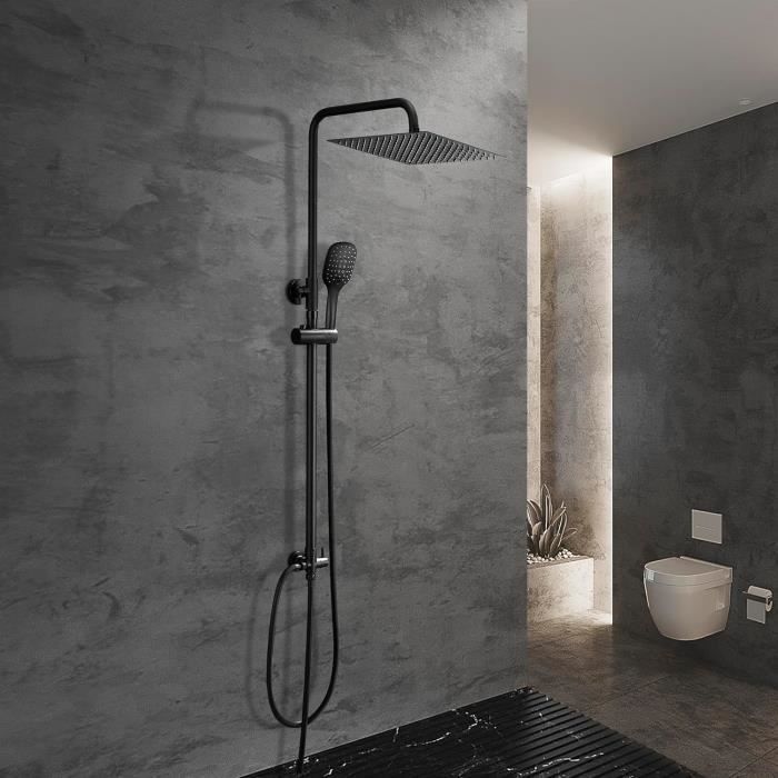 Colonne De Douche Réglable En Hauteur, Kit De Douche À Effet Pluie Sans ...