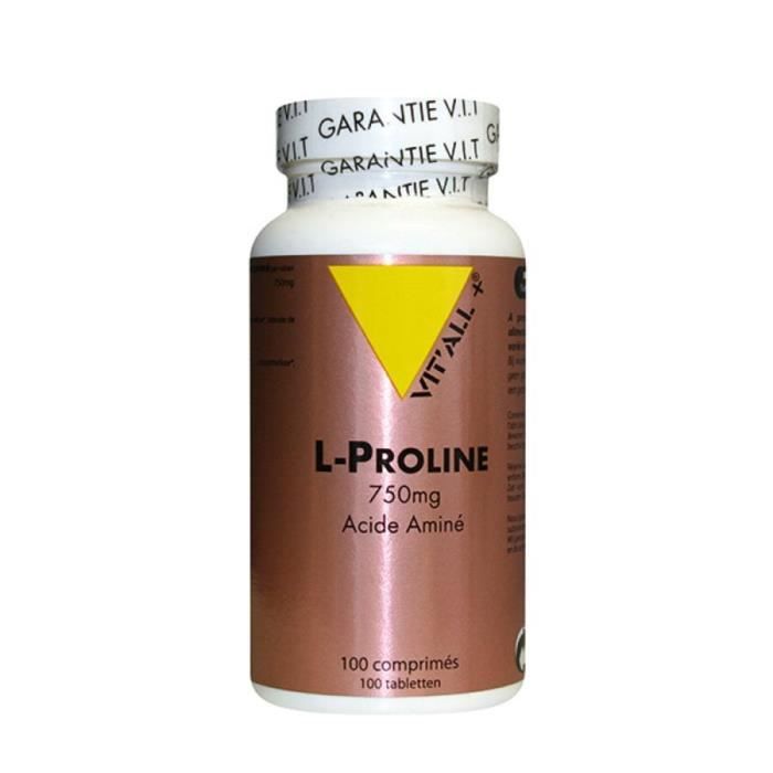L-proline 750mg 100 comprimés - Cdiscount Santé - Mieux vivre