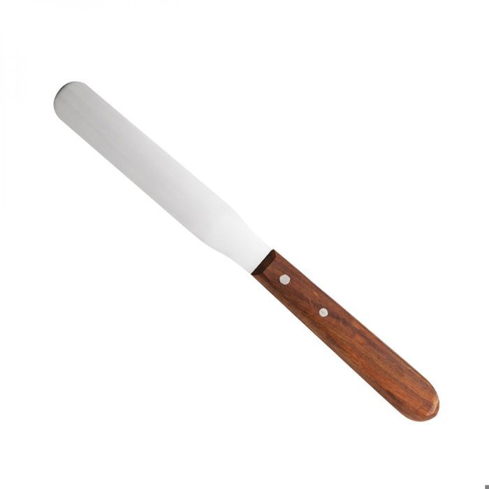 Spatule en inox et manche en bois pour épilation cire - 21 cm - Vivezen ...