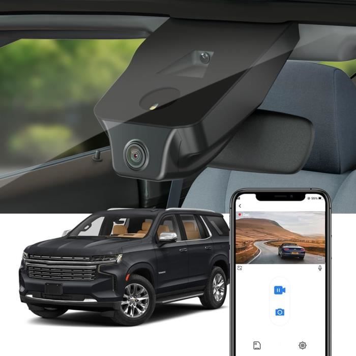 Fitcamx Dashcam 4K Compatible avec Chevrolet Tahoe 2021 2022 2023 2024 ...
