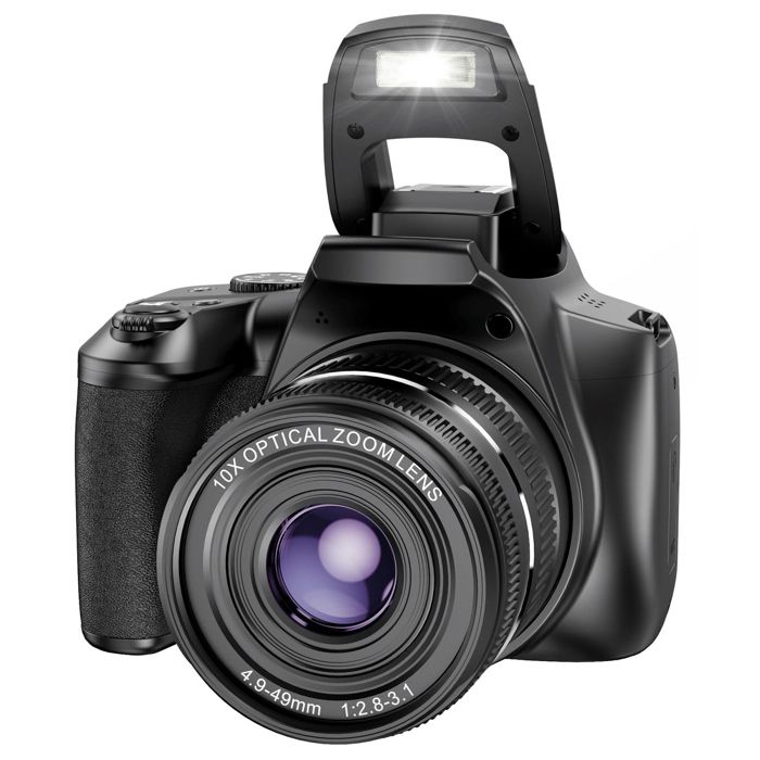 Appareil Photo Numérique 64MP 4K 10X Zoom Écran 3 Pouces Mémoire 32G ...