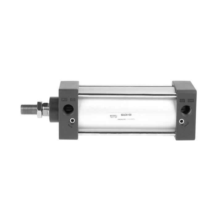 Cylindre pneumatique - YOSOO - Double Action - Alésage 63 mm - Course ...