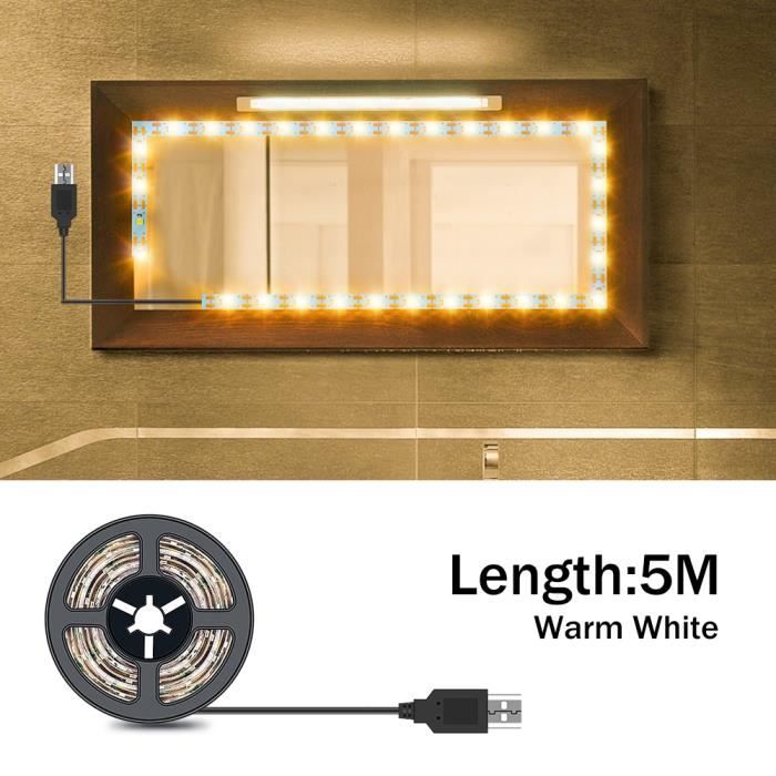 Defualt ,5M Warm White-Two Year Warranty--Lampe LED USB 5V Flexible ...