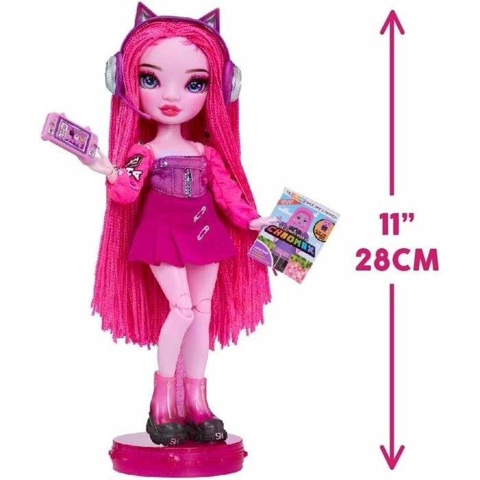 Rainbow High - Poupée Articulée 26cm Shadow High (rose) Pinkie James ...