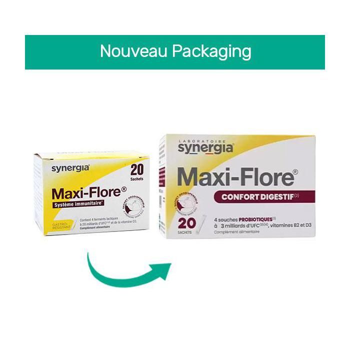 Synergia Maxi-Flore 20 sachets - Cdiscount Santé - Mieux vivre