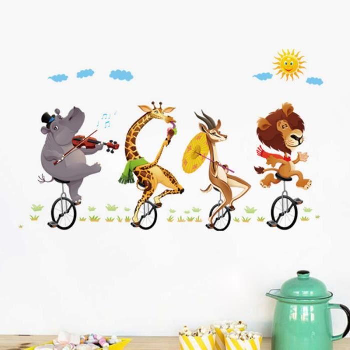 Removable Wall Paste Cartoon Wallpaper for Kindergarten Classroom ...