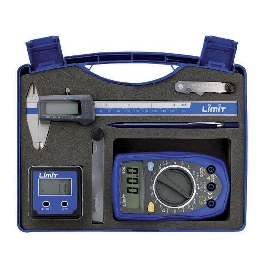 Set de mesure - LIMIT - LMSET06 - Compas digital 150 mm - Multimètre ...