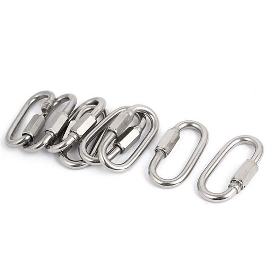 CROCHET - MANILLE - ANNEAUX DE LEVAGE - EMERILLON sourcingmap® d'6mm ...