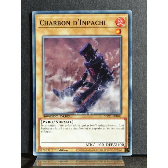 Carte YU-GI-OH SGX1-FRH03 Charbon d'Inpachi NEUF FR - Cdiscount Jeux ...