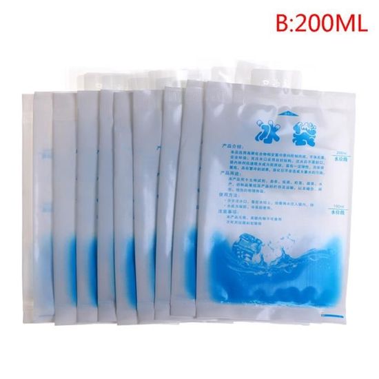 B -10 pièces réfrigérer les aliments garder frais Gel glace sèche Pack ...