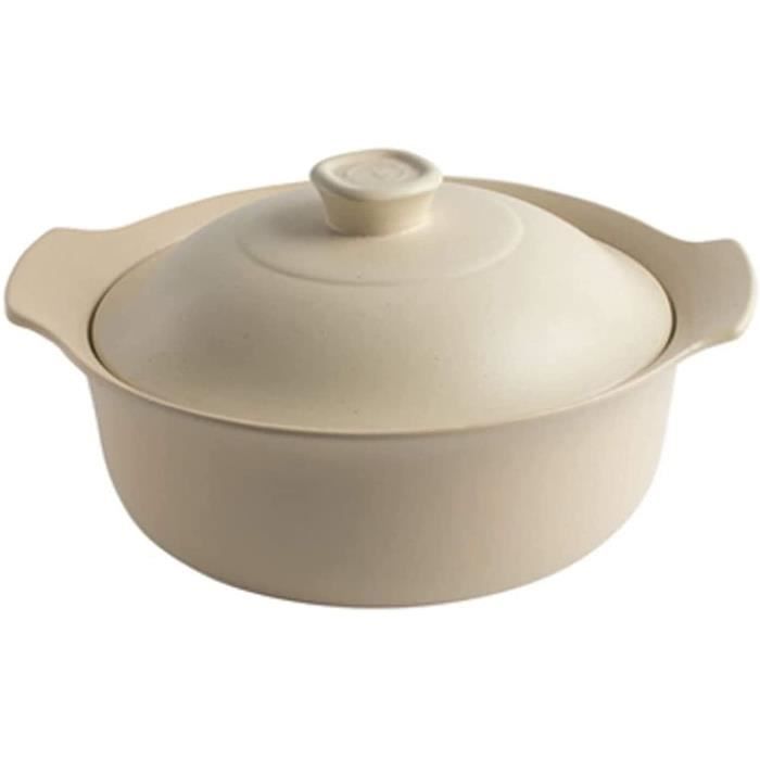 211>LBBZJM Pot de Cuisson Casserole Céramique Soupe Pot à Haute ...