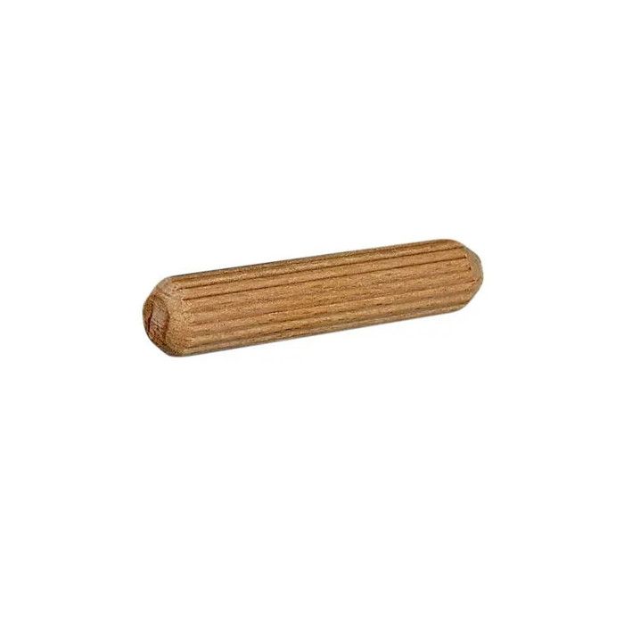 Tourillon strié chanfreiné, bois de hêtre, D8xL40mm, 25 pièces ...