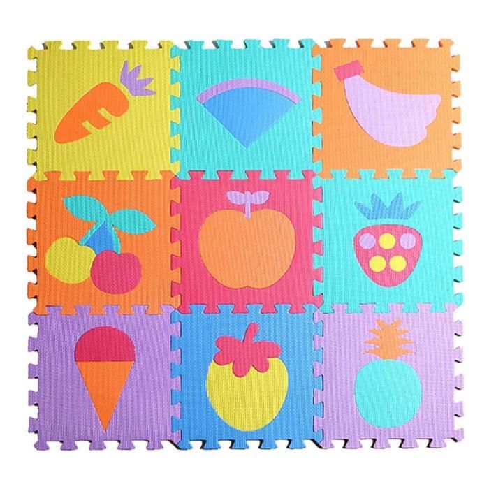 Souple EVA Mousse Yoga Mats Tapis Zone Puzzles Tapis de sol - Cdiscount ...