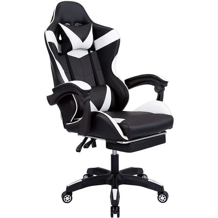 LIWI-Chaise Gaming, Fauteuil Gamer, Chaise Ergonomique Inclinable pour ...