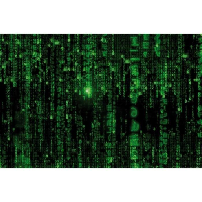 Matrix Poster Code MatrixPluie Verte Affiche Murale 91x61 cm [337 ...