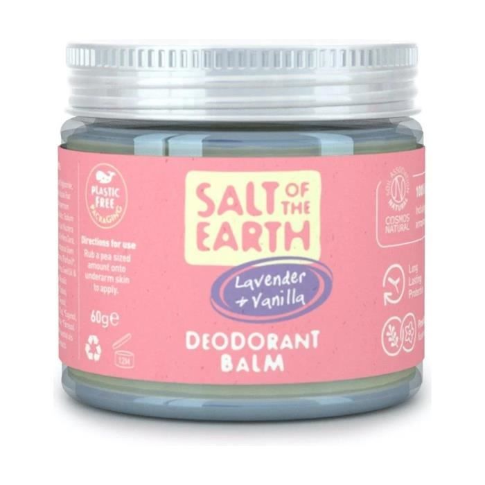 Baume déodorant - SALT OF THE EARTH - Lavande-Vanille - 60 g - Sans ...